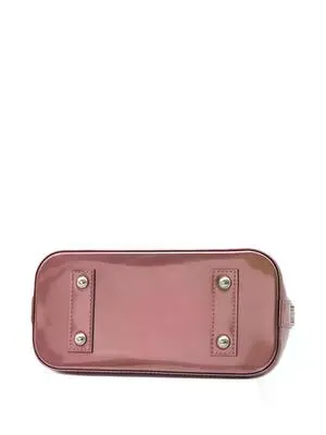 LOUIS VUITTON 2021-2026 Monogram Vernis Alma Bb Satchel - Pink