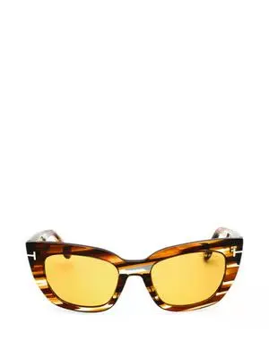 TOM FORD Cat-eye Sunglasses - Brown