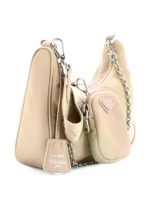 Prada Re-edition 2005 Shoulder Bag - Neutrals