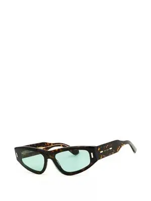 Calvin Klein Tortoiseshell-effect Cat-eye Frame Sunglasses