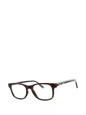 Tommy Hilfiger Tortoiseshell-effect Rectangle Frame Eyeglasses - Brown
