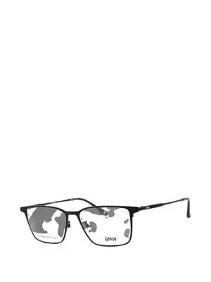 BMW Rectangle Frame Titanium Eyeglasses
