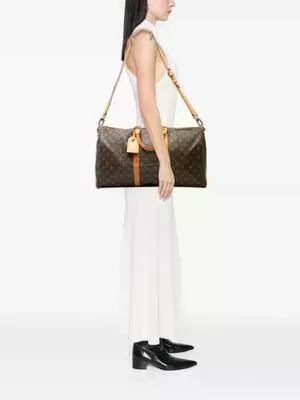 LOUIS VUITTON 2005 Monogram Keepall Bandouliere 50 Travel Bag