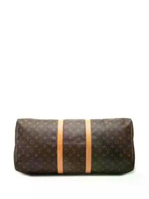 LOUIS VUITTON 2002 Monogram Keepall 55 Travel Bag