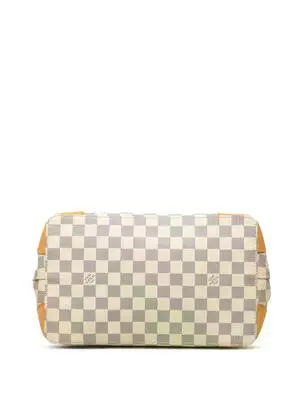 LOUIS VUITTON 2008 Damier Azur Hampstead Pm Tote Bag - White