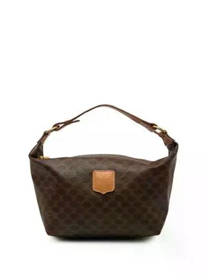 Celine 2015 Macadam Coated Canvas Handbag - Brown
