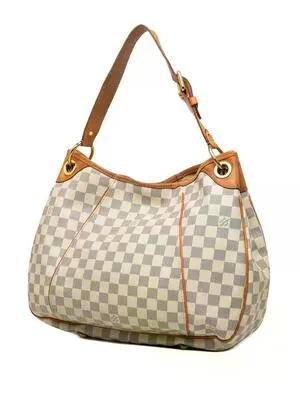 LOUIS VUITTON 2010 Damier Azur Galliera Pm Shoulder Bag