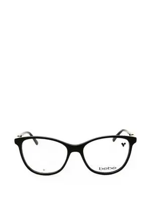 Bebe Crystal-embellished Cat-eye Frame Eyeglasses - Black