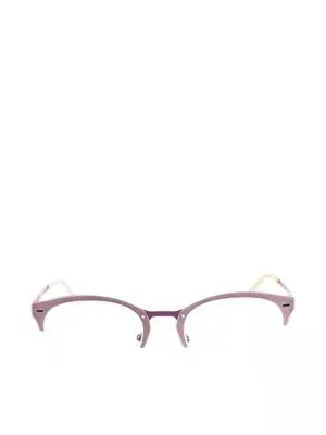 POLICE Round Frame Eyeglasses - Purple
