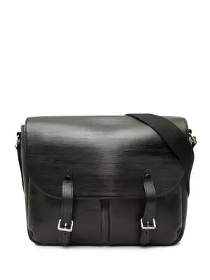LOUIS VUITTON 2015 Epi Christopher Messenger Crossbody Bag - Black