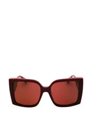 Max Mara Oversized Square-frame Sunglasses - Red