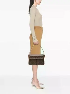 LOUIS VUITTON 2003 Monogram Viva Cite Gm Shoulder Bag