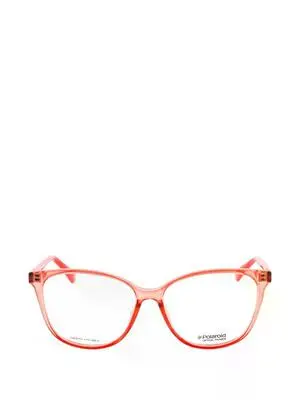 POLAROID Rectangle-frame Glasses - Red