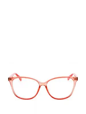 POLAROID Rectangle Frame Eyeglasses - Red