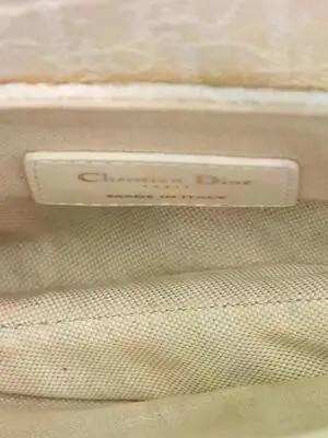 Dior 2020 Mini Oblique Embroidered Canvas Saddle Bag Satchel