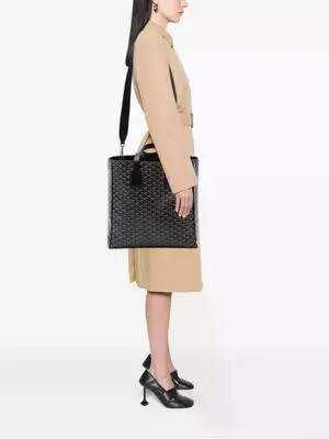 Goyard 2017 Goyardine Voltaire Iii Satchel - Black