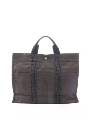 Hermès 1990-2010 Canvas Herline Mm Tote Bag