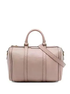 Gucci 2016-2026 Medium Microguccissima Trimmed Calfskin Joy Boston Bag Satchel - Brown