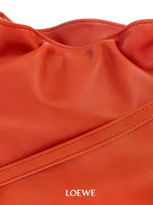 Loewe Mini Flamenco Leather Clutch Bag - Orange