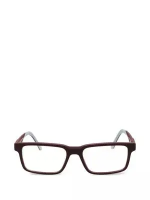 Lacoste Rectangle Frame Eyeglasses - Red