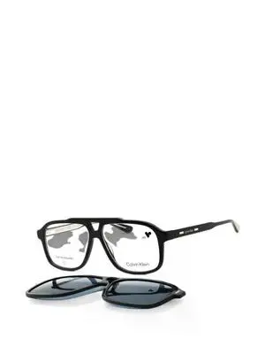 Calvin Klein Pilot-frame Clip-on Glasses