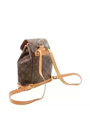 LOUIS VUITTON 2004 Monogram Montsouris Mm Backpack - Brown