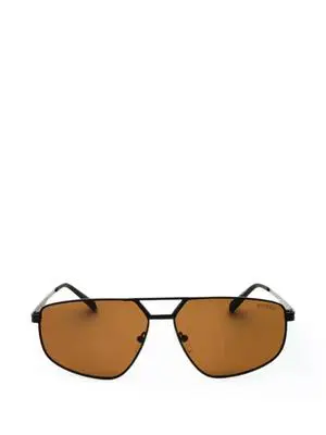 Guess Geometric-frame Sunglasses - Black