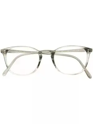 Oliver Spencer Finley Square Glasses - Grey
