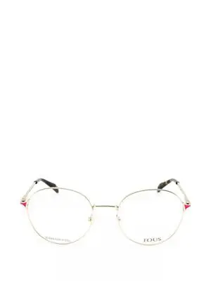 TOUS Round Frame Eyeglasses - Gold