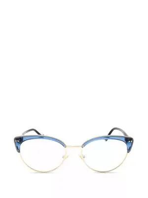 EMOZIONI Cat Eye Frame Eyeglasses - Blue