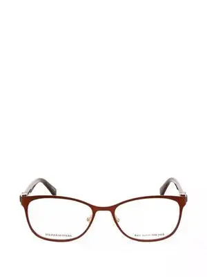 Kate Spade New York Jonae Rectangle-frame Glasses - Brown