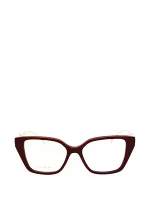 Gucci Cat-eye Frame Glasses - Red