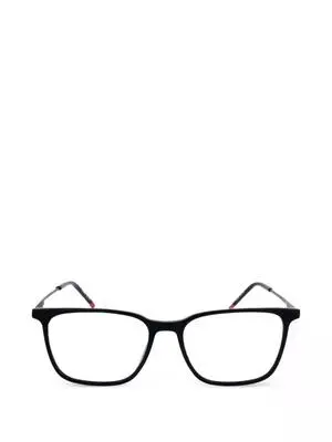 Hugo Square-frame Glasses - Black