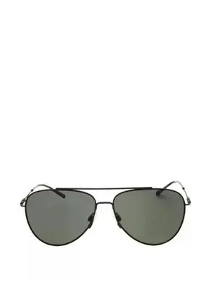 ZEISS Titanium Pilot Frame Sunglasses - Black