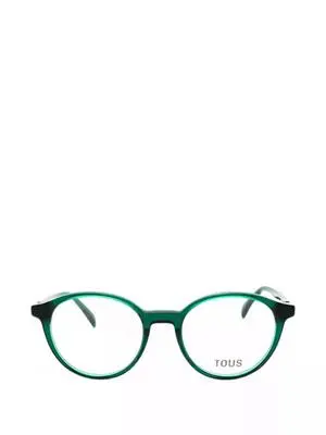 TOUS Round Frame Eyeglasses - Green