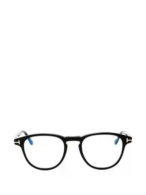 TOM FORD Round-frame Glasses - Black