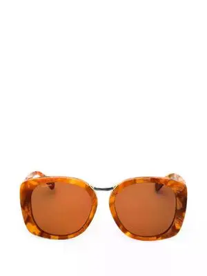 Max Mara Oversized-frame Sunglasses - Brown