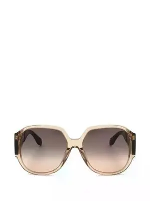 Adidas Geometric-frame Gradient Sunglasses - Neutrals