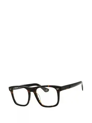 POLICE Tortoiseshell-effect Rectangle Eyeglasses