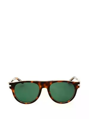 Nike Crescent Iii Round-frame Sunglasses - Black