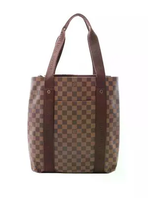 LOUIS VUITTON 2008 Damier Ebene Cabas Beaubourg Tote Bag