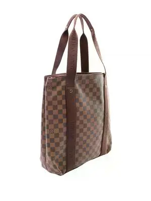 LOUIS VUITTON 2008 Damier Ebene Cabas Beaubourg Tote Bag