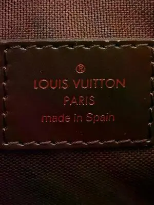 LOUIS VUITTON 2008 Damier Ebene Cabas Beaubourg Tote Bag