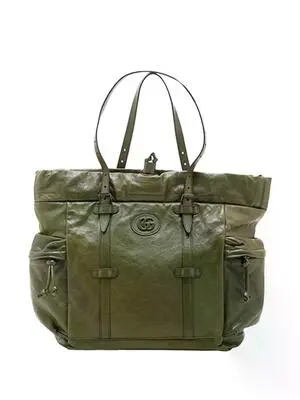 Gucci 2016-2026 Tonal Double G Drawstring Tote Bag