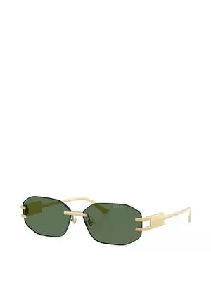 Versace Damier-plaque Sunglasses