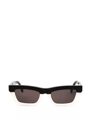 Palm Angels Melrose Rectangle-frame Sunglasses - Black