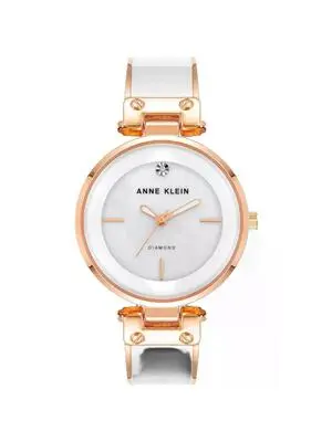 Anne Klein Logo-detail 34mm Watch - White