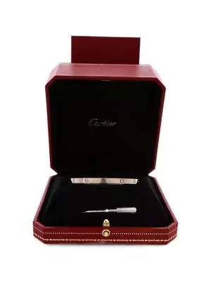 Cartier Love 18k White Gold Medium Bracelet - Silver