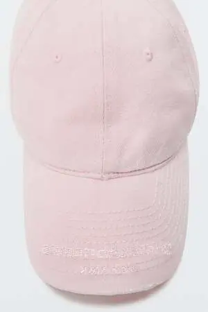 Alexander Wang Crystal Logo Twill Baseball Cap