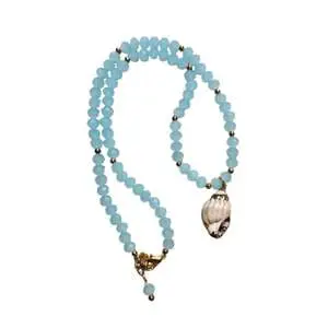 OHSUN Belize Shell Necklace - Blue